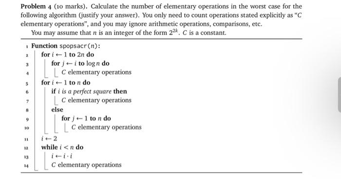 Solved Problem 4 (1o marks). Calculate the number of | Chegg.com