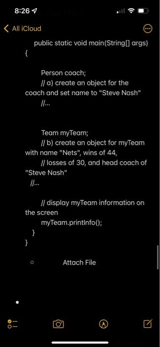 Solved QUESTION 3 You are given a Java class Person and | Chegg.com