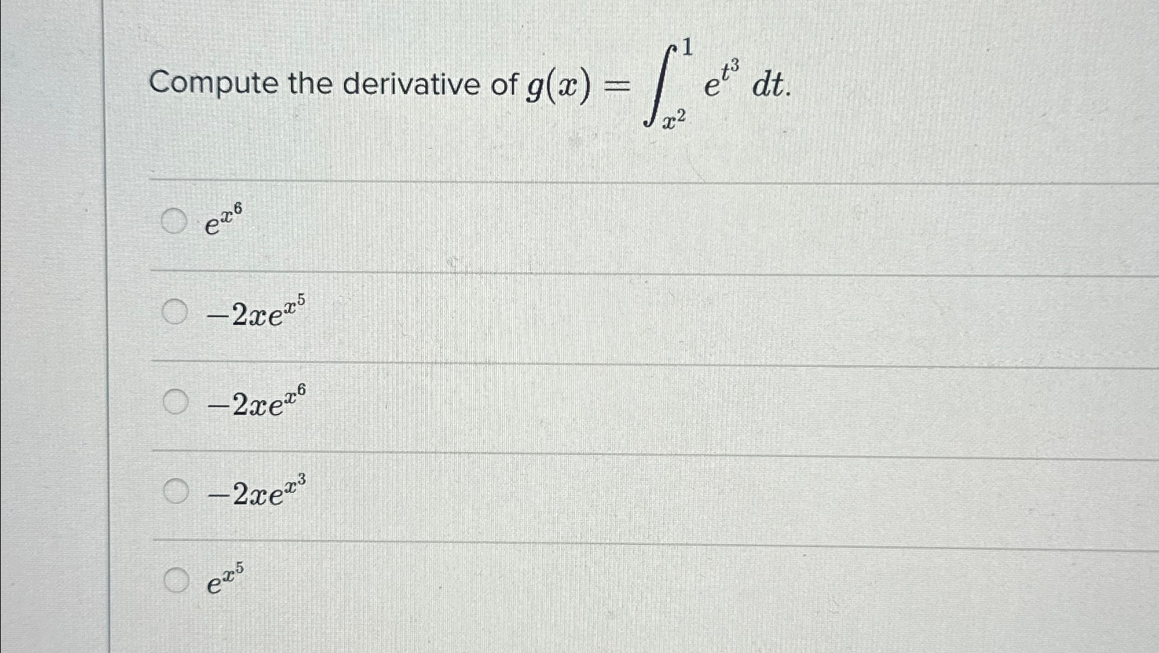 Solved Compute the derivative of | Chegg.com