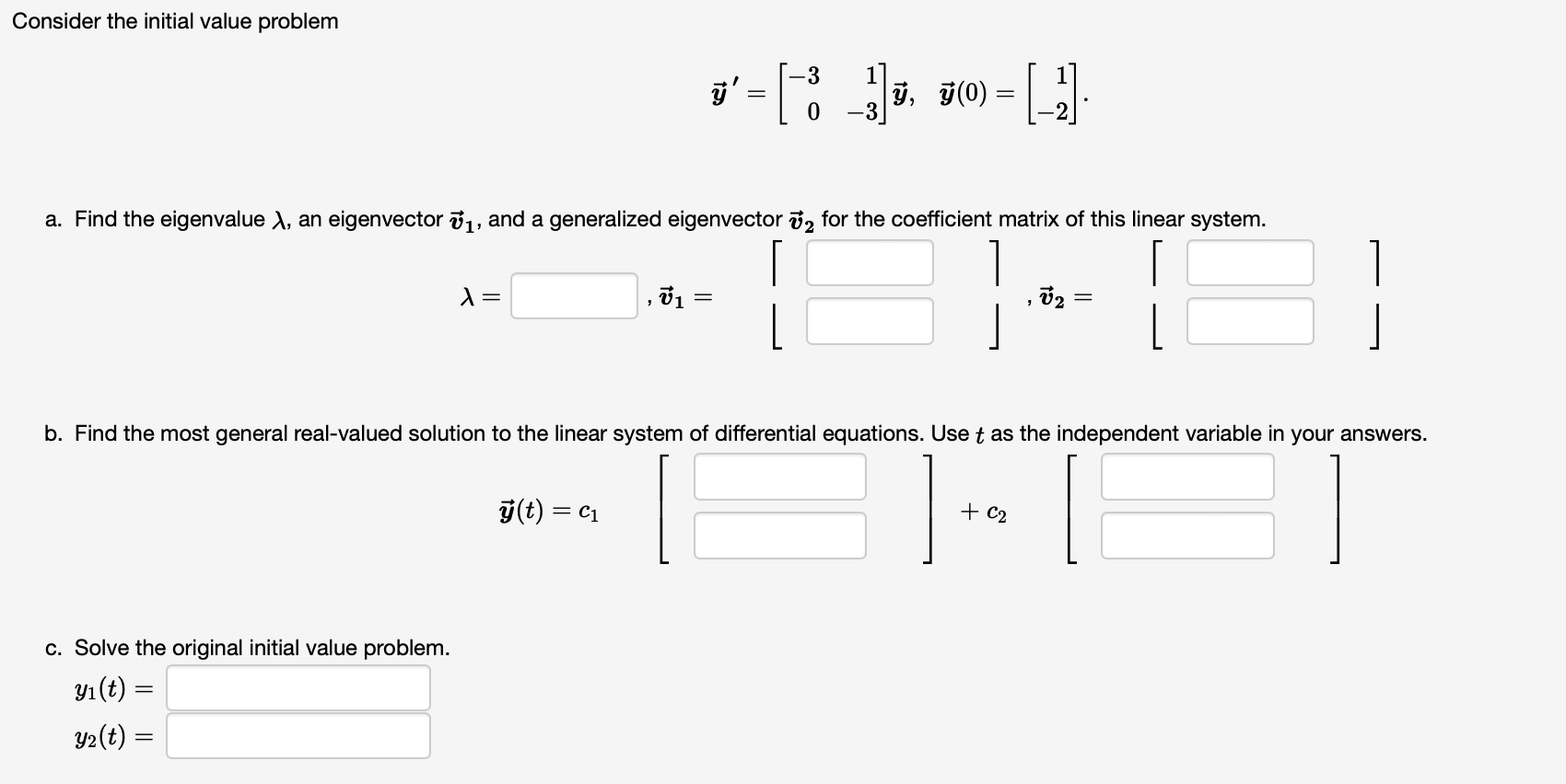 Solved Consider the initial value | Chegg.com