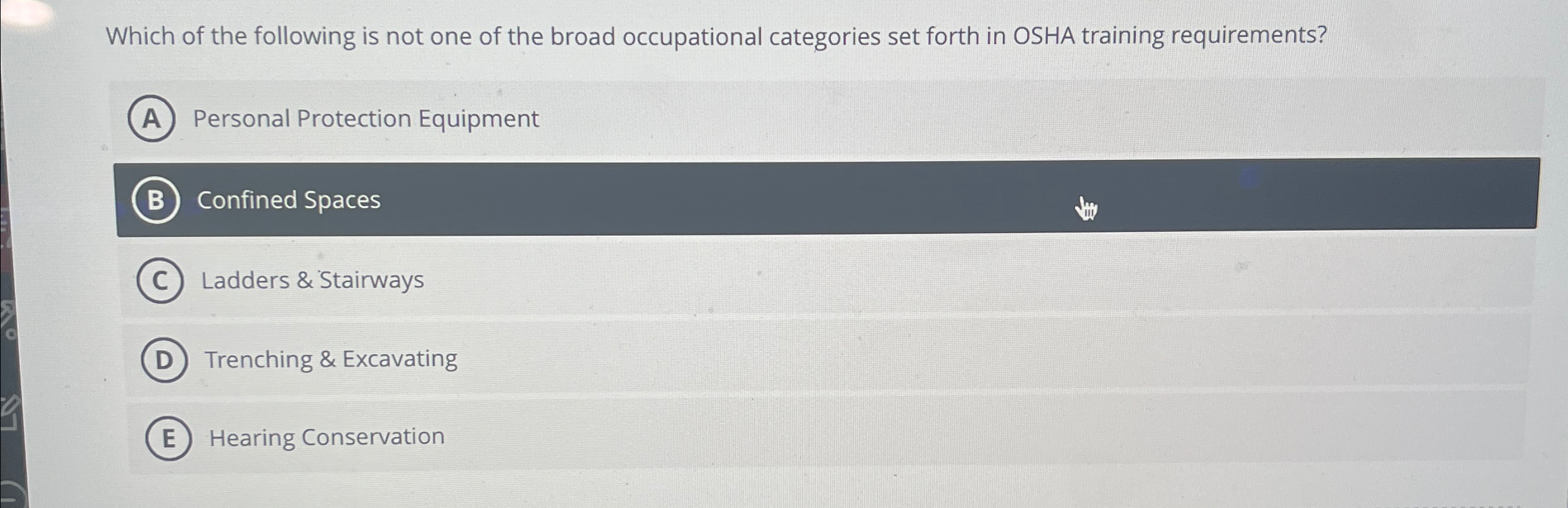 Solved Which of the following is not one of the broad | Chegg.com