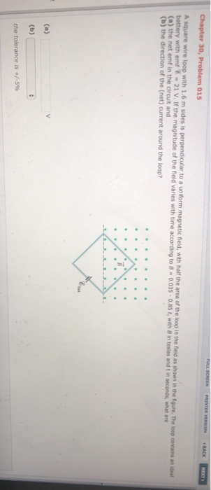 Solved FULL SCREEN PRINTER VERSION BACK NEXT Chapter 30, | Chegg.com