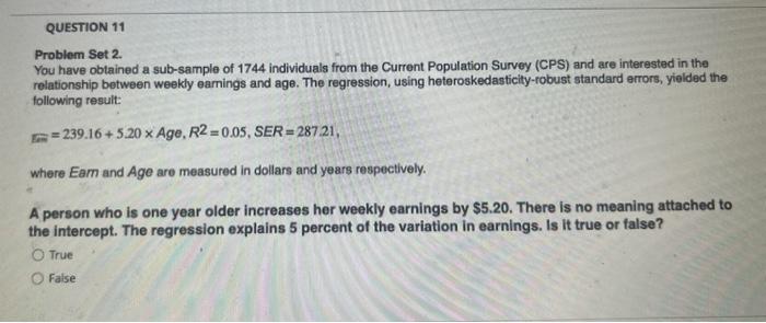 Solved Problem Set 2. You have obtained a sub-sample of 1744 | Chegg.com