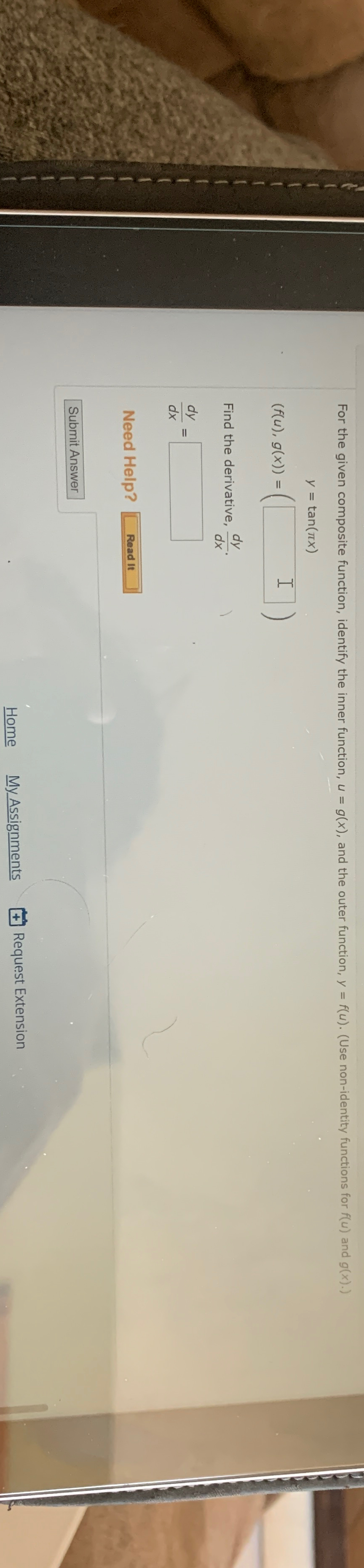 Solved For the given composite function, identify the inner | Chegg.com