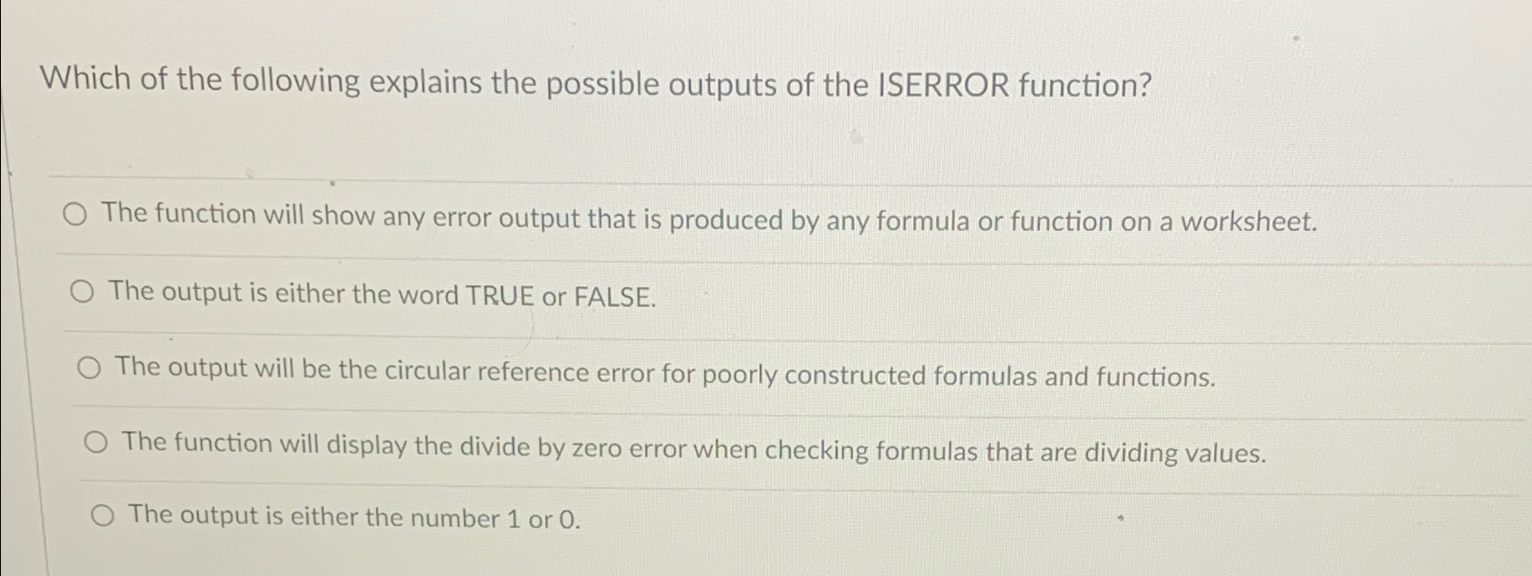 Solved Which of the following explains the possible outputs | Chegg.com