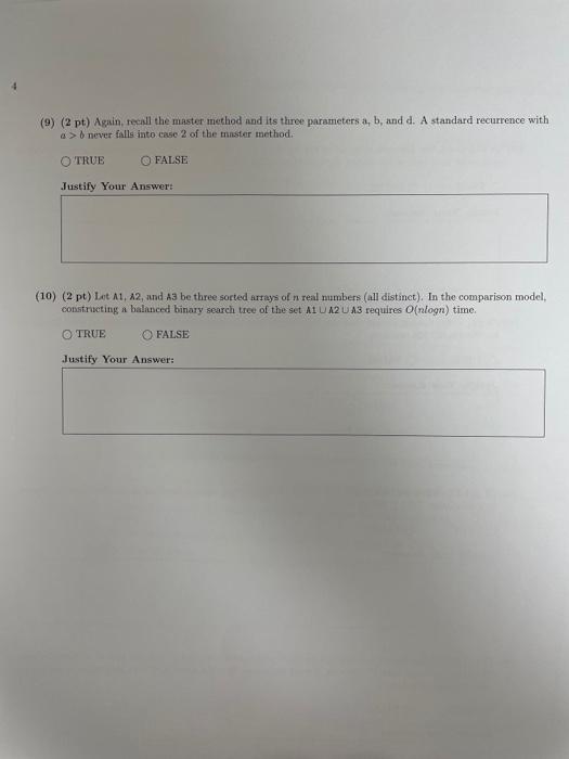 Solved (5) (2 pt) Given two differeat elemests of the ingint | Chegg.com