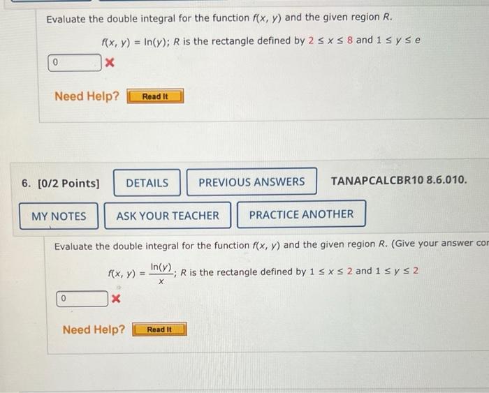 Solved Evaluate the double integral for the function f(x,y) | Chegg.com