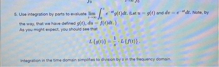 Solved Laplace Transforms In the last few chapters, we have | Chegg.com