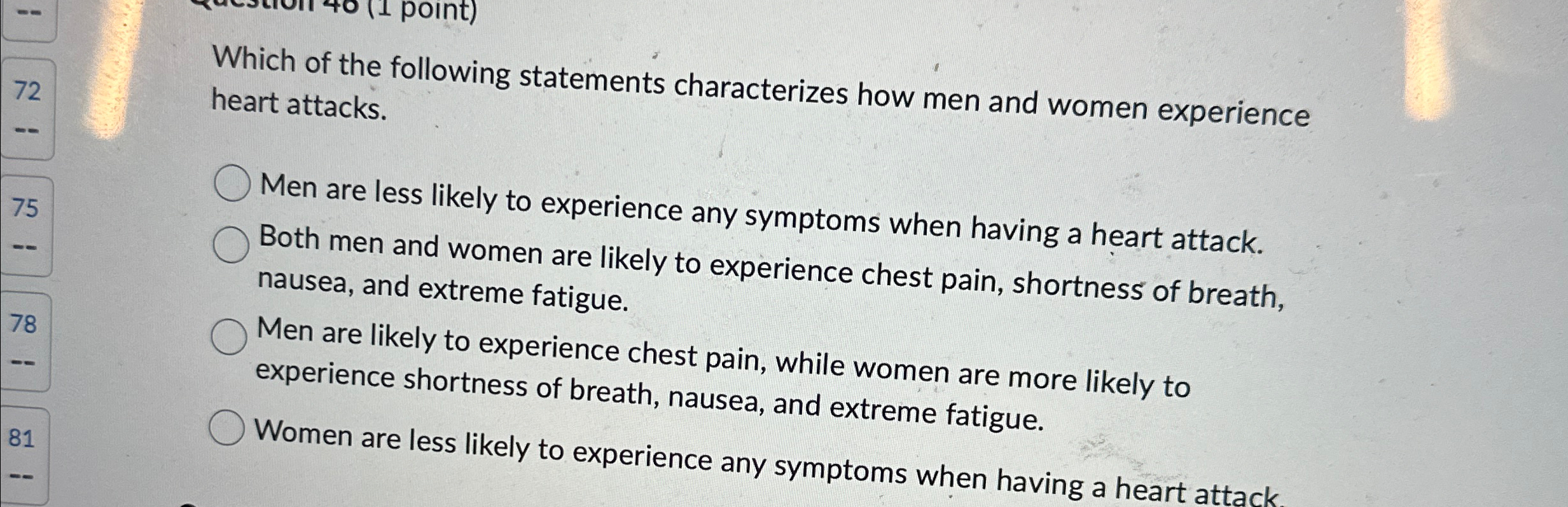 Solved Which of the following statements characterizes how | Chegg.com