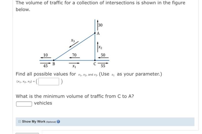 Solved The volume of traffic for a collection of | Chegg.com