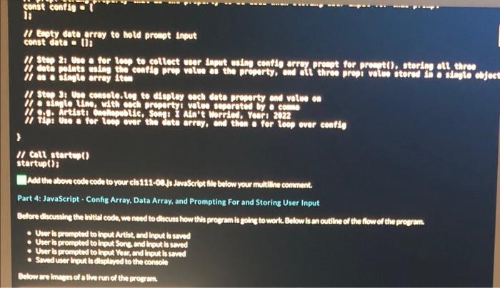 Part 1: Assignment JavaScript and HTML. Files Ha | Chegg.com