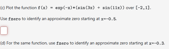 Solved by an EXPERT (c) ﻿Plot the function | Chegg.com