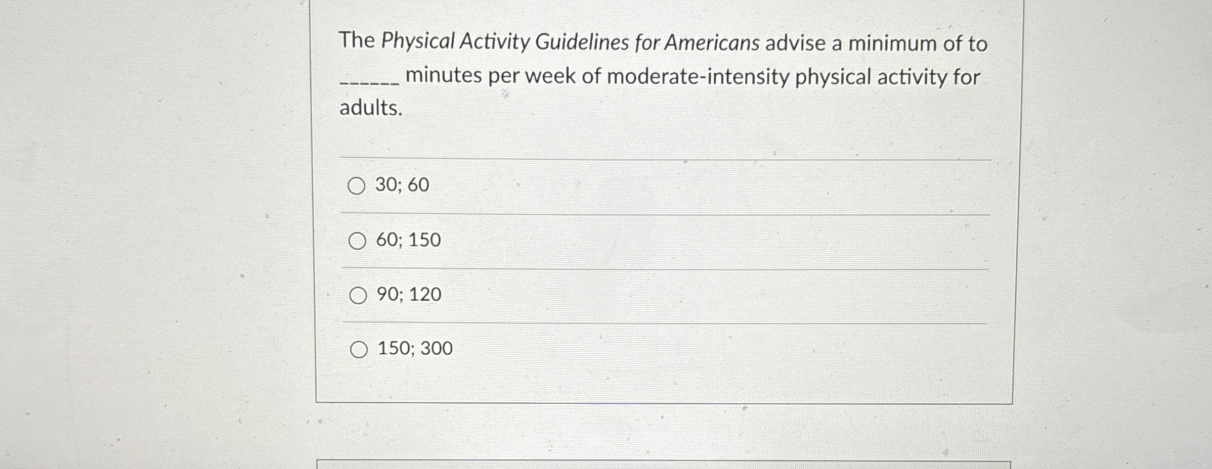 Solved The Physical Activity Guidelines for Americans advise | Chegg.com
