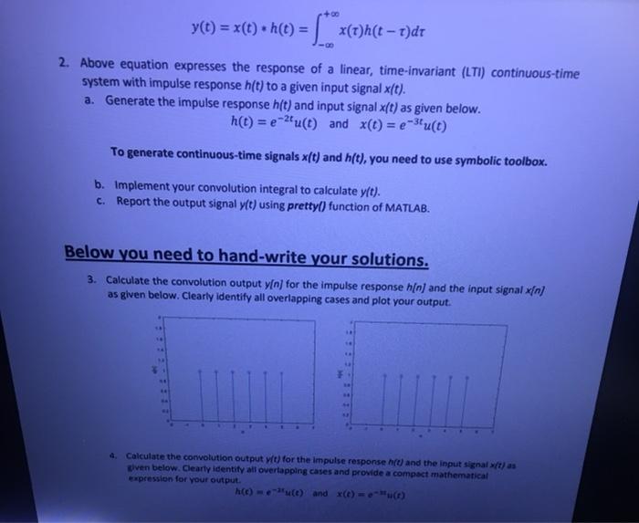 Solved In this assignment, you will compute the convolution | Chegg.com