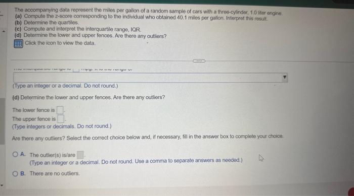 Solved (c) Compute and interpret the interquartile range, | Chegg.com