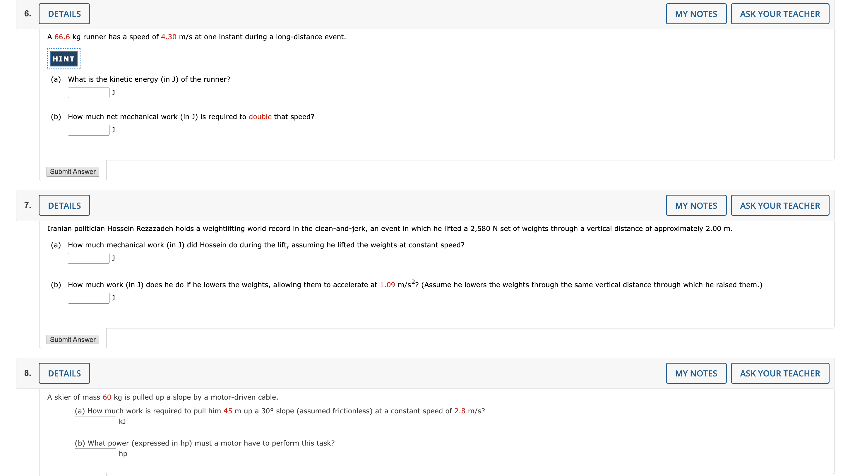 Solved Question 6 , 7 ﻿and 8 ﻿please | Chegg.com
