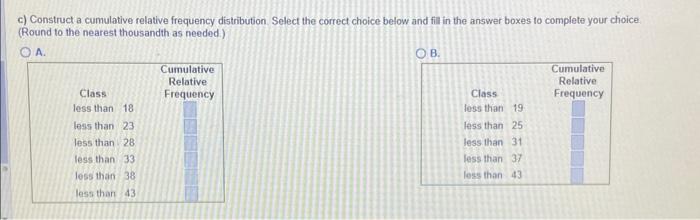 Solved Complete parts a through c below for the continuous | Chegg.com