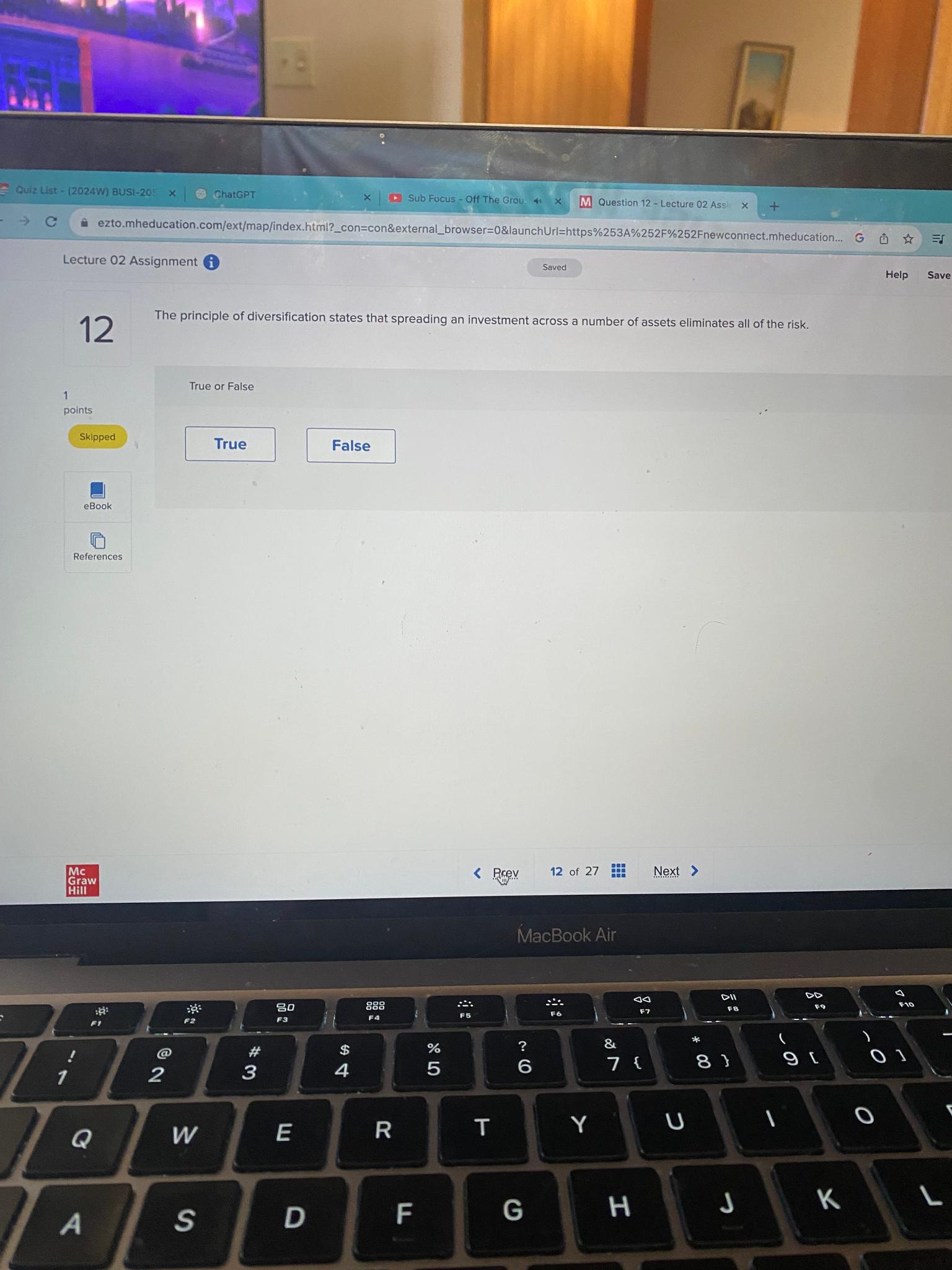 Solved Lecture 02 ﻿Assignment iSavedHelpSave12The principle | Chegg.com