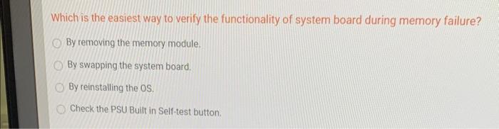 Solved When should you use RTC Reset? To recover from No | Chegg.com