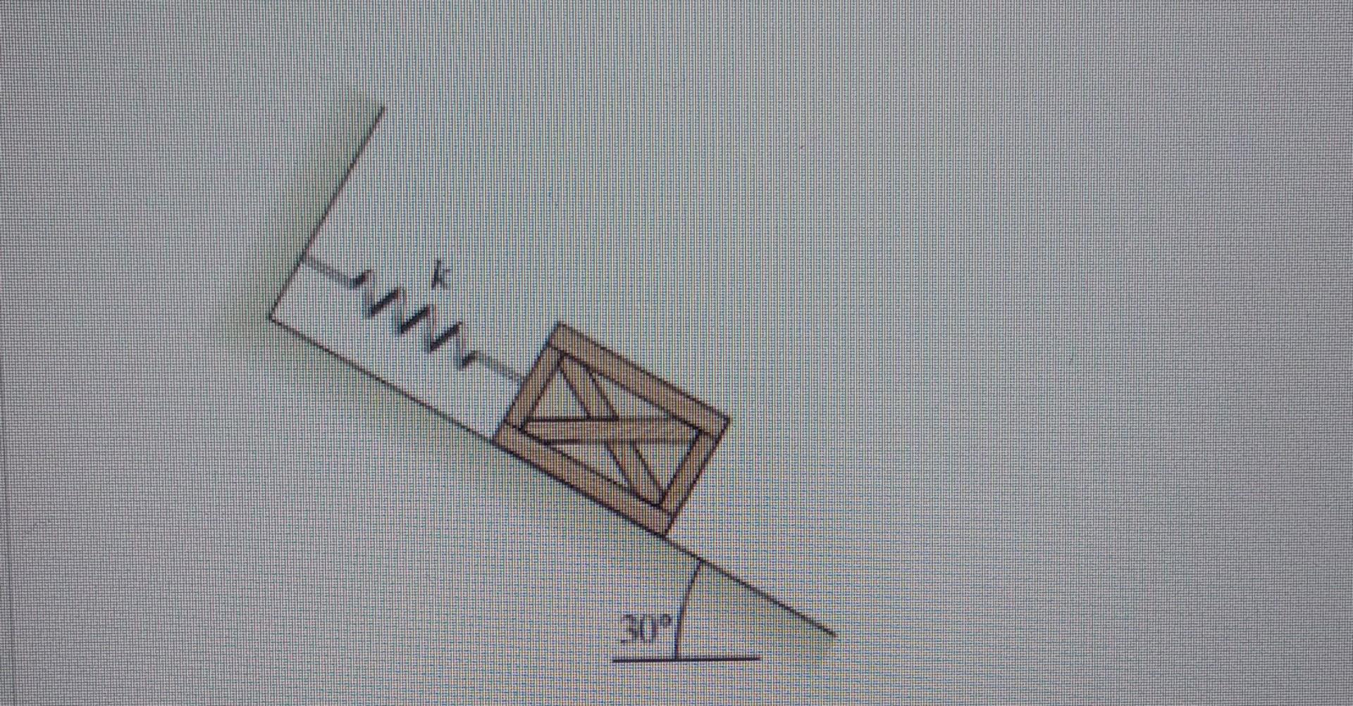Solved The box lowers a few centimeters starting from rest | Chegg.com