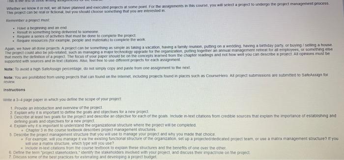 Whether we know it or not, we all have planned and | Chegg.com