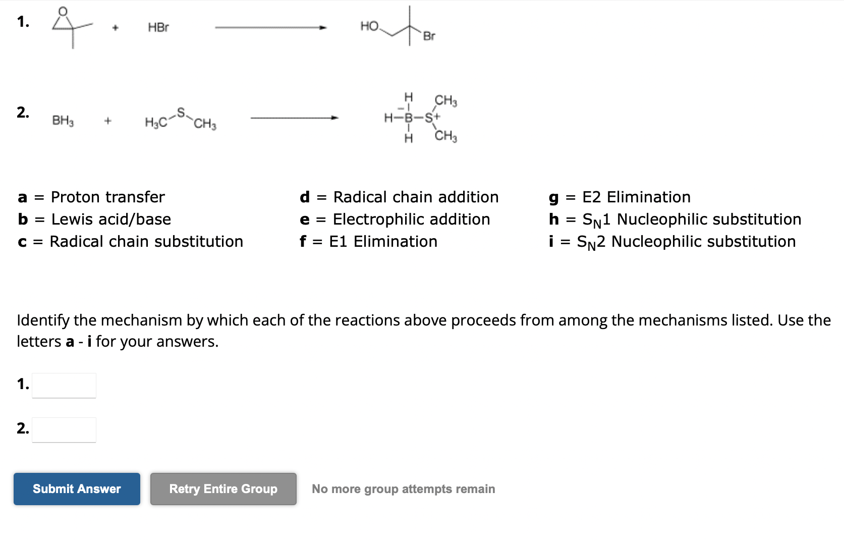 Solved a= ﻿Proton transferb= ﻿Lewis acid/basec= ﻿Radical | Chegg.com