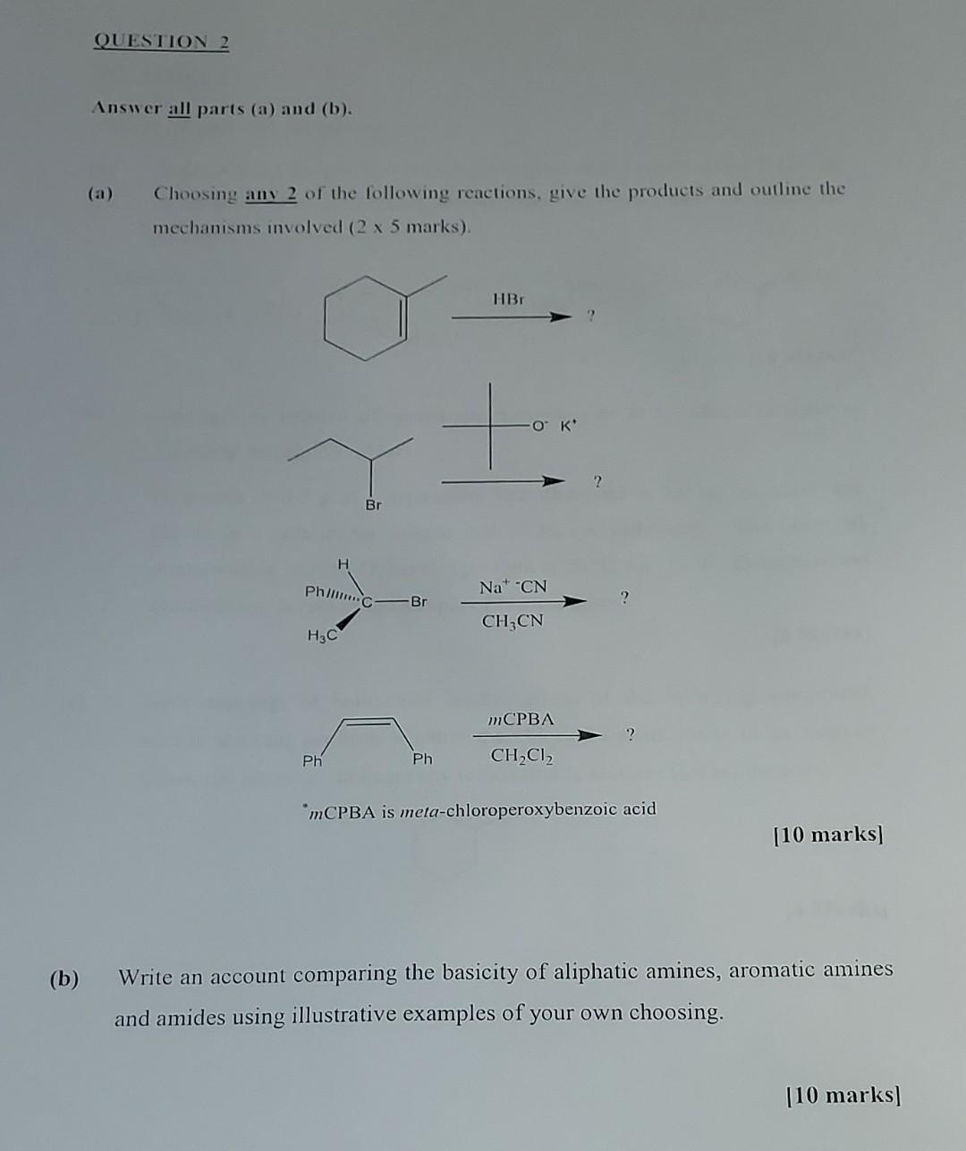 Solved Answer all parts (a) and (b). (a) Choosing anv 2 of | Chegg.com