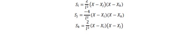 Solved 2. Starting with the quadratic shape functions shown | Chegg.com