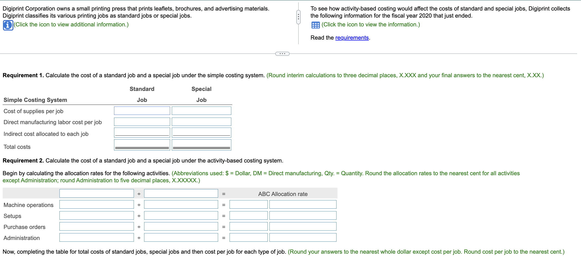 Solved Corporation owns a small printing press that prints | Chegg.com