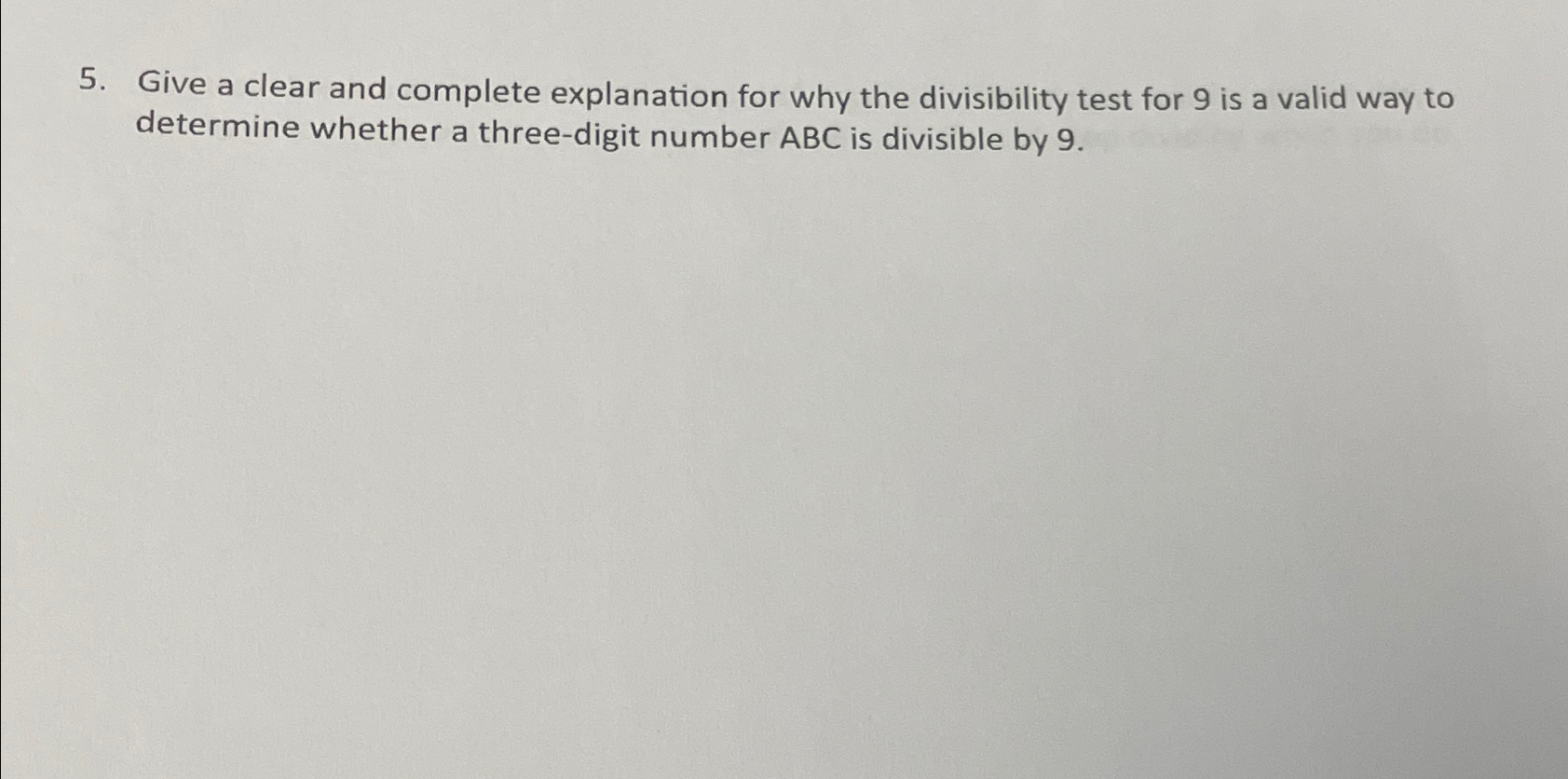 Solved Give a clear and complete explanation for why the | Chegg.com