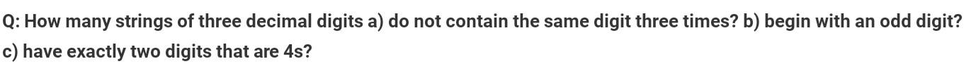 Solved how many decimals strings of three numbers don't have | Chegg.com