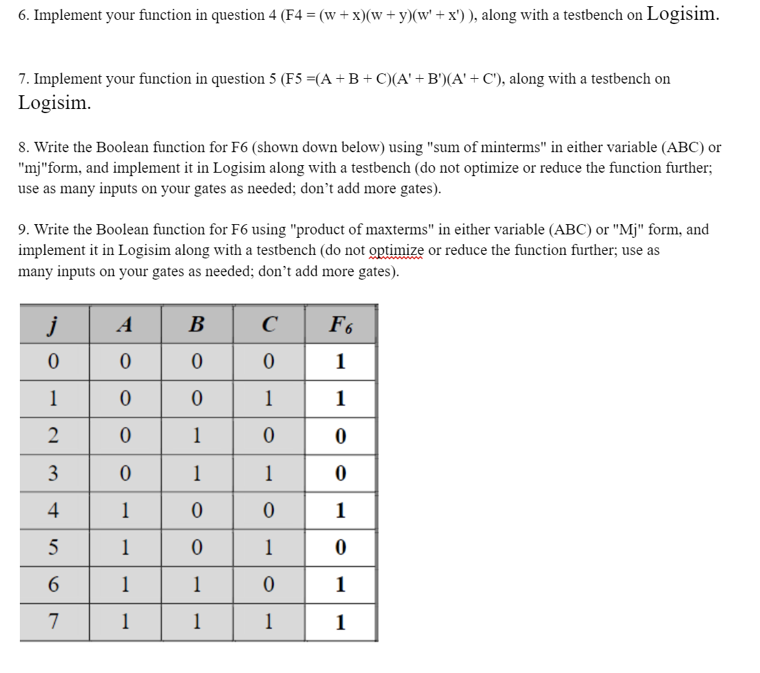 Implement your function in question | Chegg.com