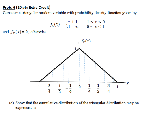 Solved Prob. 6 (20 pts ﻿Extra Credit)Consider a triangular | Chegg.com