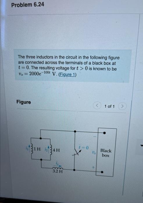 Solved The three inductors in the circuit in the following | Chegg.com