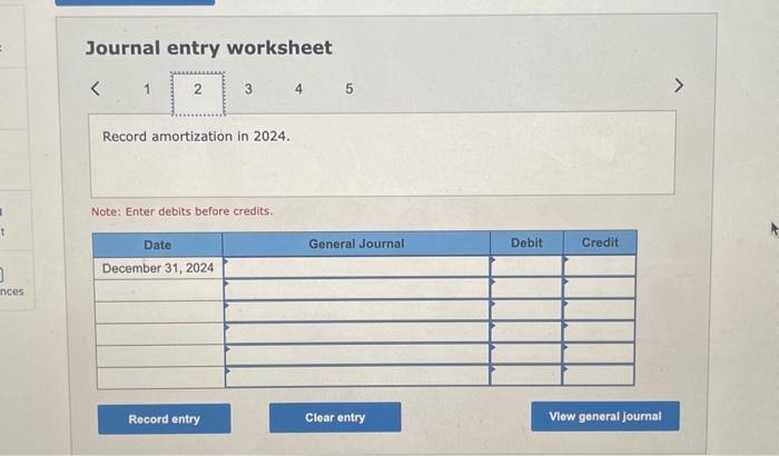 Solved Journal entry worksheet Note: Enter debits before | Chegg.com