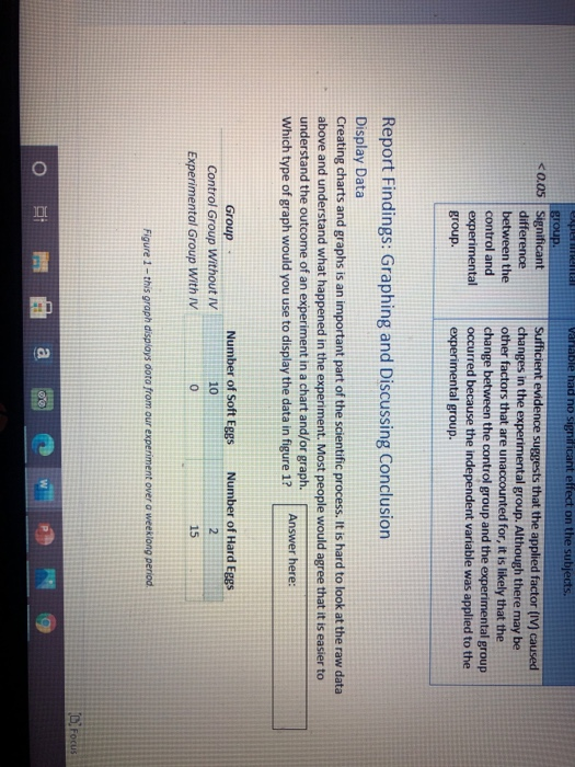 Solved Collect Data The experiment is performed, and you are | Chegg.com