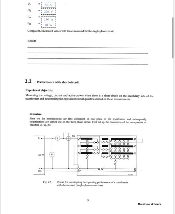 ELECTRICAL MACHINES - 2 ELTL 332 EXPERIMENT 3&4: | Chegg.com