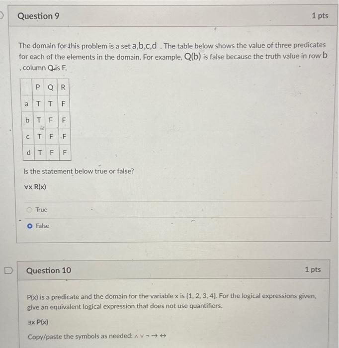 Solved Predicates P,T, and E are definited below. The domain | Chegg.com