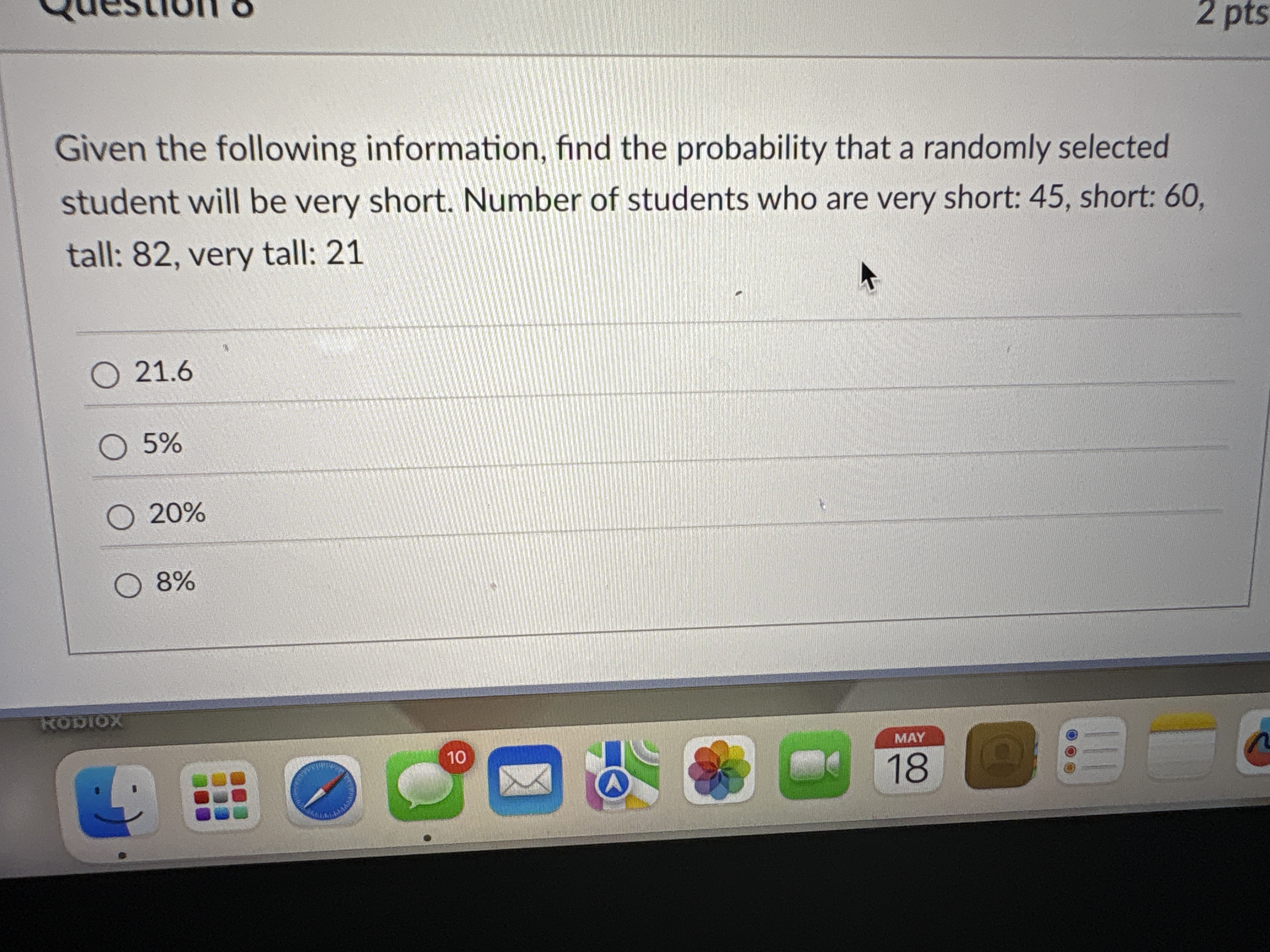 Solved Given the following information, find the probability | Chegg.com