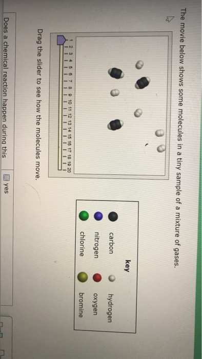 Solved The movie below shows some molecules in a tiny sample | Chegg.com