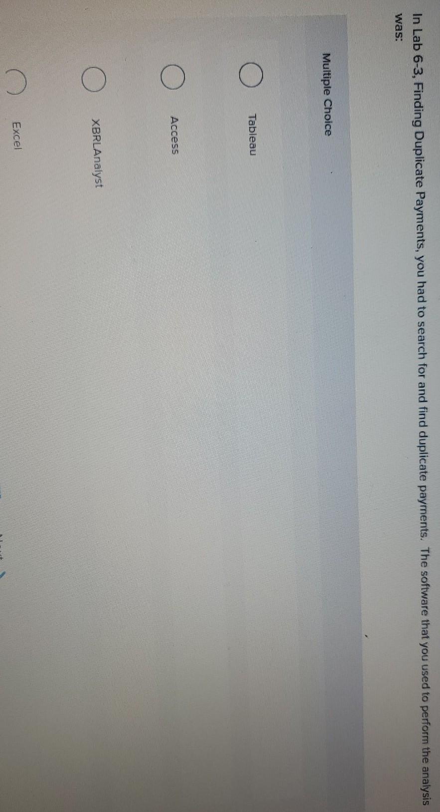 Solved In Lab 6-3, Finding Duplicate Payments, you had to | Chegg.com