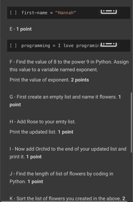 Solved Question 2 A Create A Variable And Name It