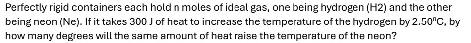 Solved Perfectly rigid containers each hold n ﻿moles of | Chegg.com