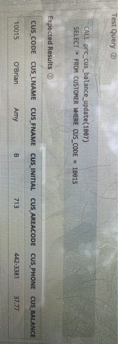 Problem 34 Create a procedure named | Chegg.com