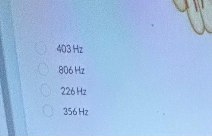 Solved 3 soints trequencies aremixed?403 Hz806 Hz226 Hz356 | Chegg.com