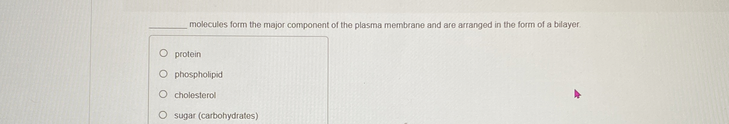 Solved q, ﻿molecules form the major component of the plasma | Chegg.com
