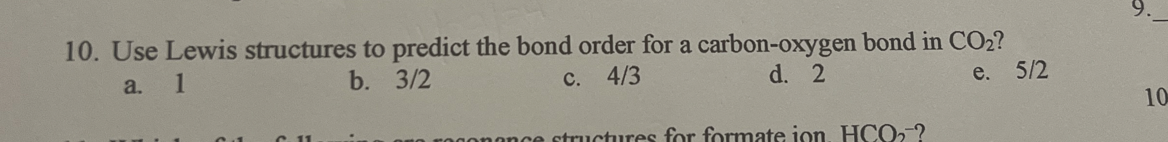 High Quality SOLUTION Use Lewis structures to predict the bond order for a | Chegg.com