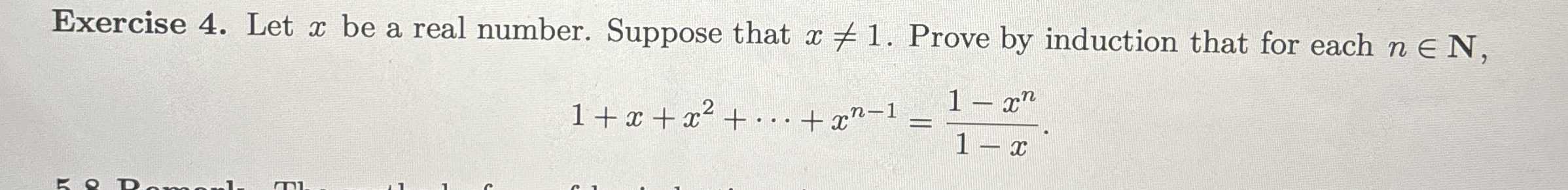Solved Exercise 4. ﻿Let x ﻿be a real number. Suppose that | Chegg.com