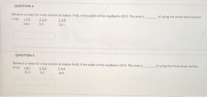 Solved QUESTION 4 sf using the three-level section. Below is | Chegg.com