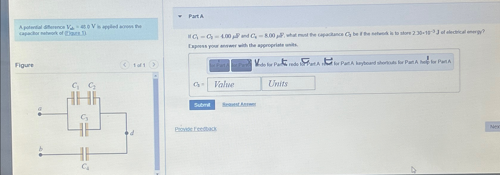 Solved A potential difference Vab=48.0V ﻿is applied across | Chegg.com